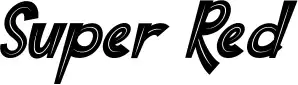 Super Red font by Calligraphy Fonts | FontRiver