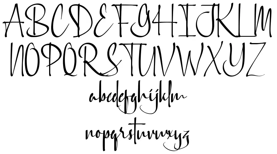 Swan White font by NihStudio | FontRiver