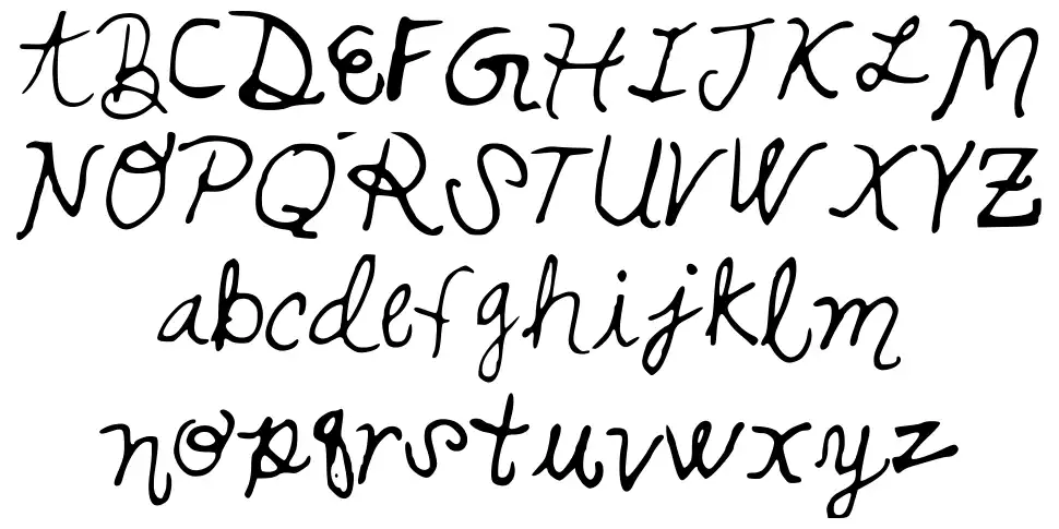 Swirls and Curls font by Becca M. | FontRiver