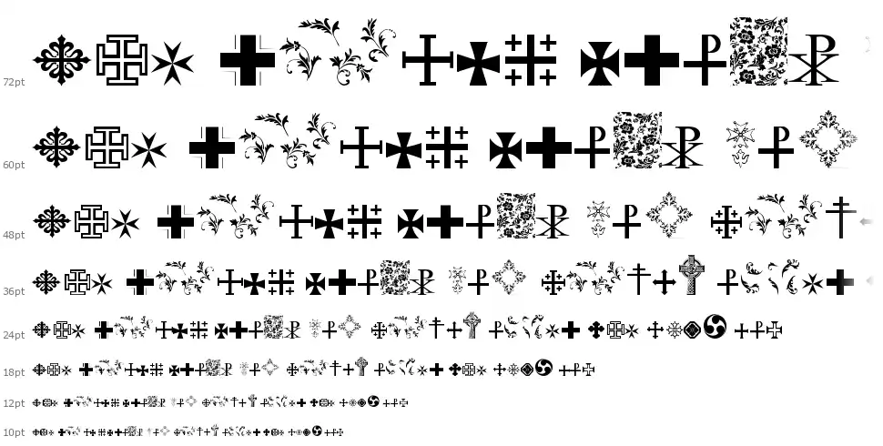 Symbol Crucifix font by Alp | FontRiver