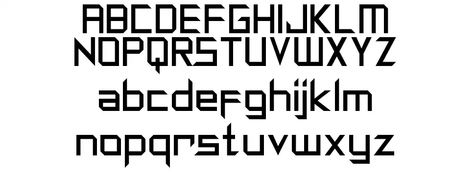 Synthetic Sharps font by Darrell Flood | FontRiver