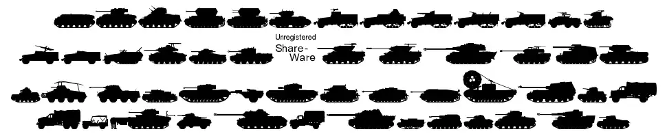 Tanks WW2 font by Tom Mouat | FontRiver