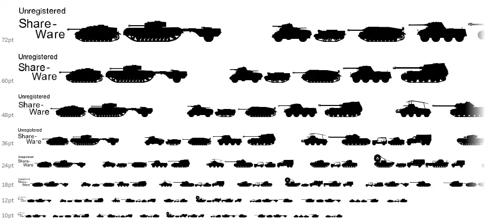 Tanks WW2 font by Tom Mouat | FontRiver