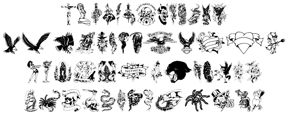 Tattoo Parlour font by Gaut Fonts | FontRiver
