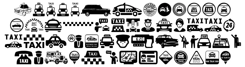 Taxi font by Woodcutter | FontRiver