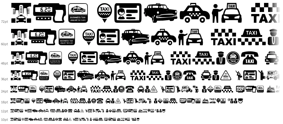 Taxi font by Woodcutter | FontRiver