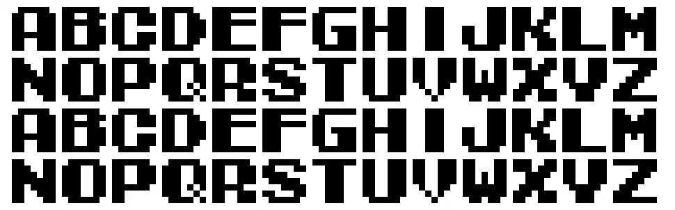 Tecmo Bowl font by Patrick Adams - FontRiver