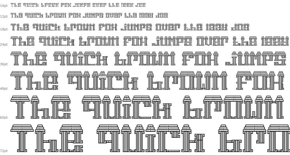 Temple of Gong font by Zephram | FontRiver