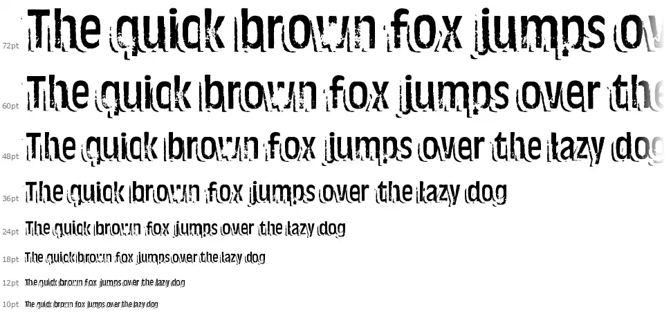 Ten Ton Ballyhoo font by Cumberland Fontworks | FontRiver