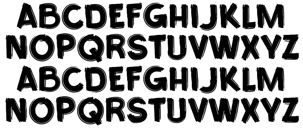 Terrible Brush font by Gassstype | FontRiver