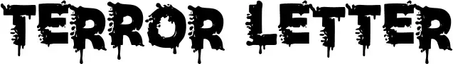 Terror Letter font by Khurasan | FontRiver