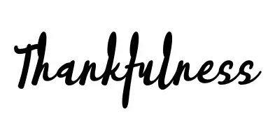 Thankfulness font by 7NTypes | FontRiver
