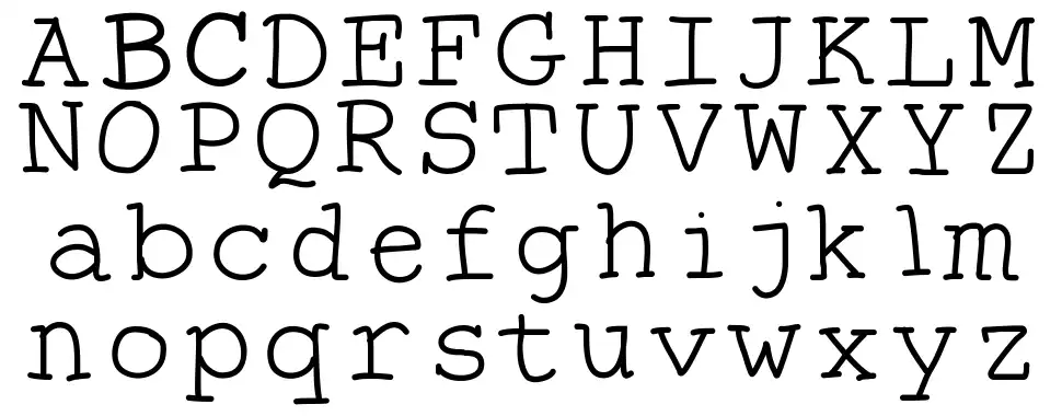 The Anti Type font by Chloe Clark | FontRiver