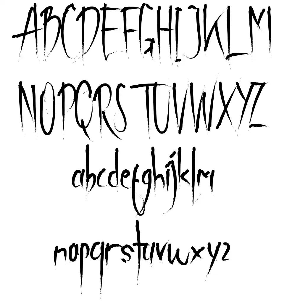 The Bash Singing Slashy font by jadatype | FontRiver