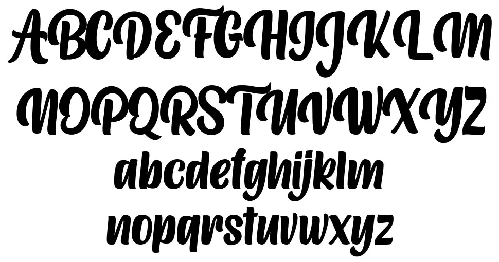 The Bigger The Better Font By Kurnia Setyadi Fontriver 