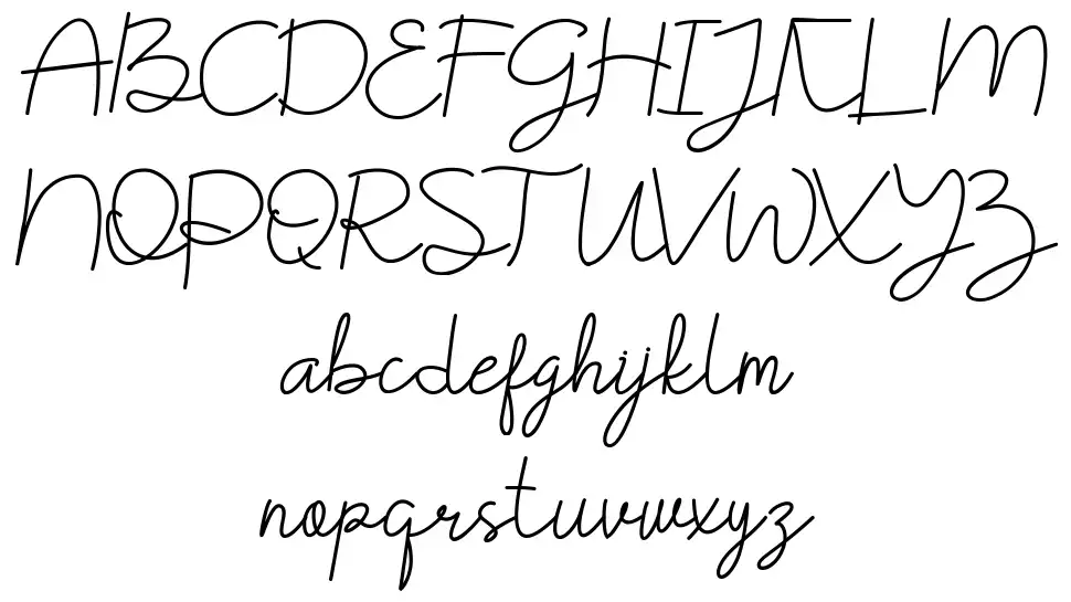 The Billie Monlly font by Edric Studio | FontRiver