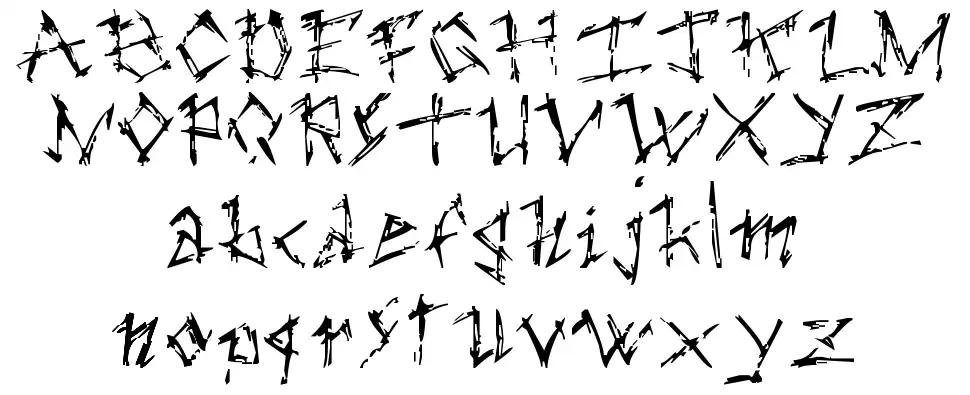 The Dark Ages font by F.San | FontRiver