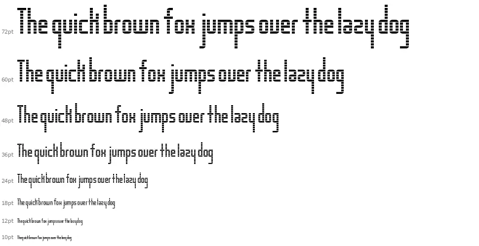 The Distance LCD font by Geronimo Fonts | FontRiver