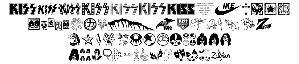 The Kiss Font font by Ike Riehl | FontRiver