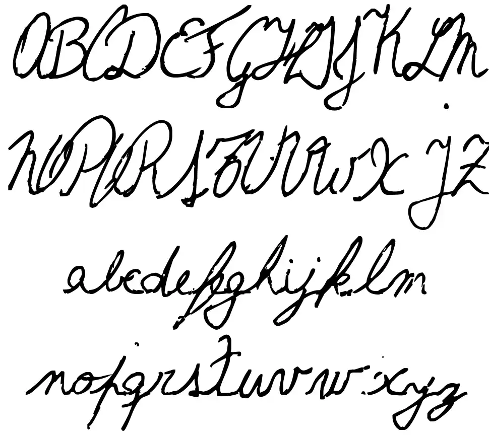 The Left-Handed Cursiva Fonte por G/Hildt