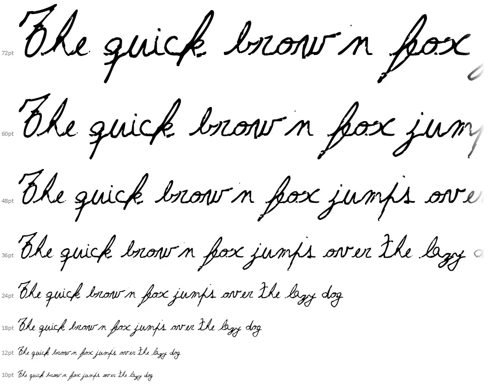The Left-Handed Cursiva font by G/Hildt | FontRiver