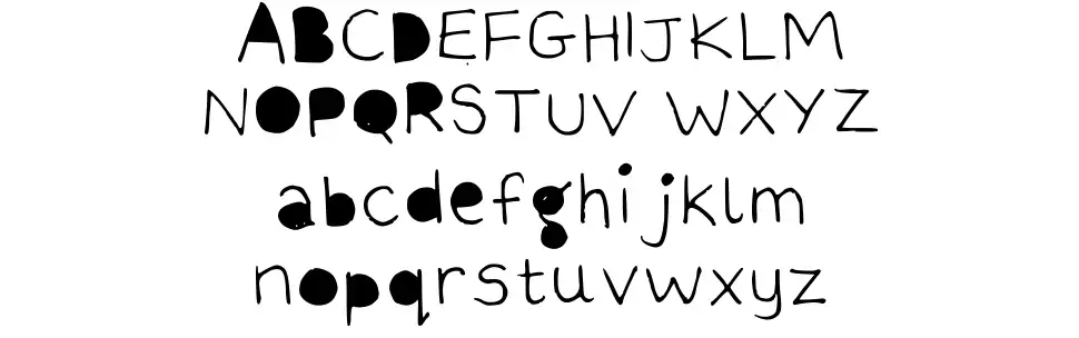 The quick brown fox font by Harriet Walby | FontRiver