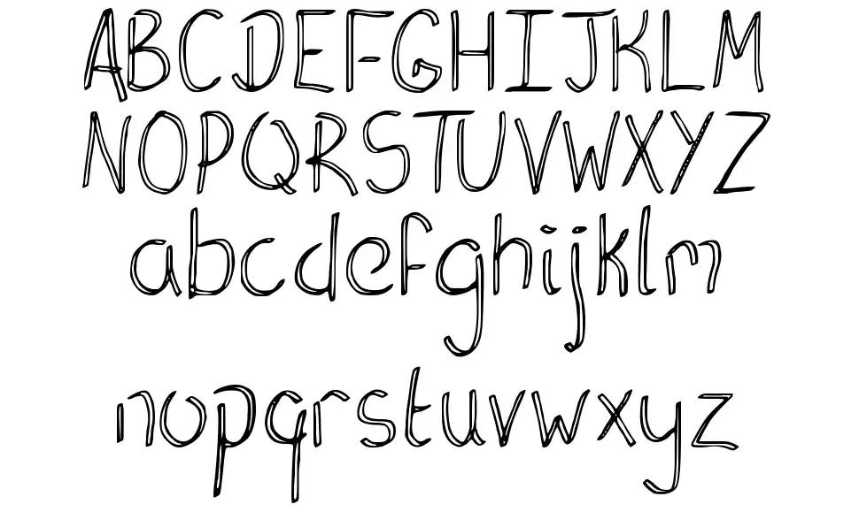 The Ribbon Line font by Brixdee | FontRiver