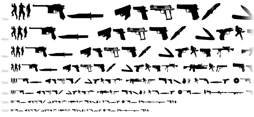 The Shooter font by Iconian Fonts | FontRiver