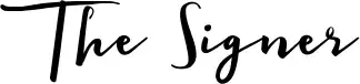 The Signer font by Suamzu Art | FontRiver