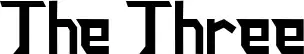The Three font by Kong Font | FontRiver