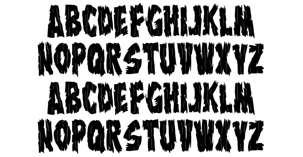 The Wax Museum font by Woodcutter | FontRiver