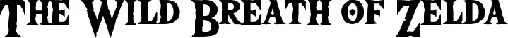 Free Breath Of The Wild Fonts