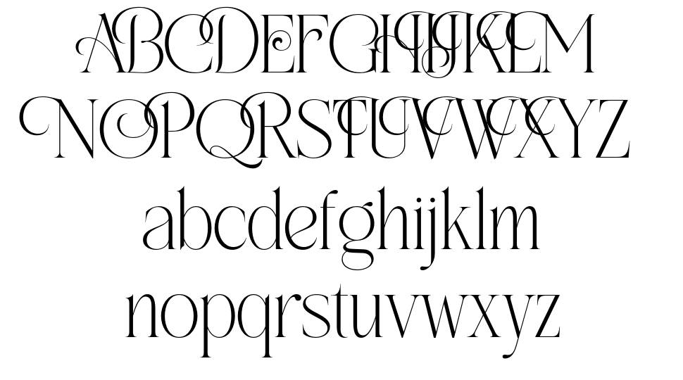 Theater Brillion font by Senzana | FontRiver