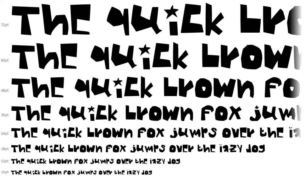 Thick font by sisoowe | FontRiver