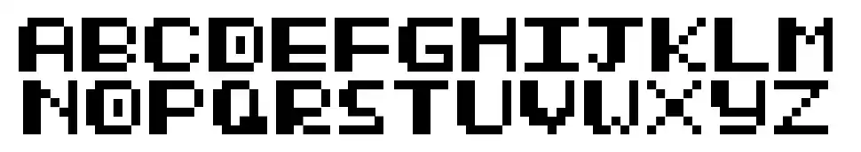 Thick Pixel font by Soham Luitel | FontRiver