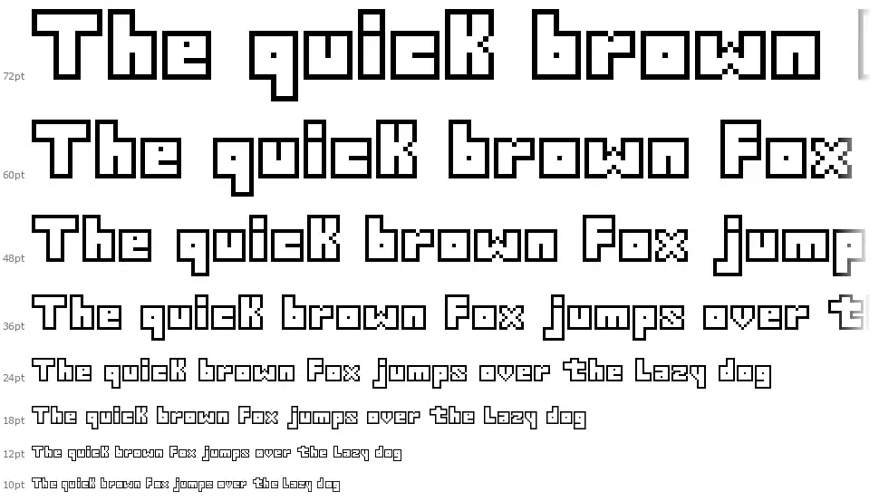 Thirteen Pixel Fonts font by Florian Contreras | FontRiver