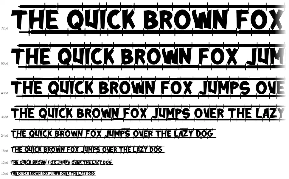 Thorn Blade font by Display Studio | FontRiver