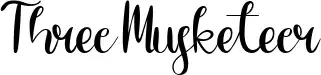 Three Musketeer font by nomlimofont | FontRiver