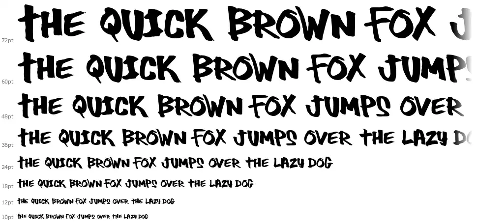 Thug font by Fontalicious | FontRiver