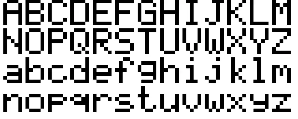 TI-83 Plus Large font by myname5749 | FontRiver