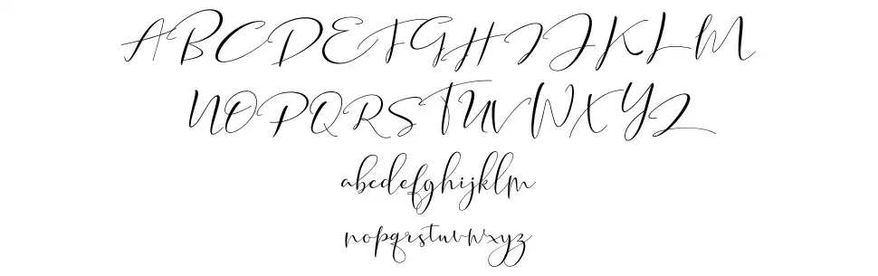 Tifany Script Schriftart zum kostenlosen Download