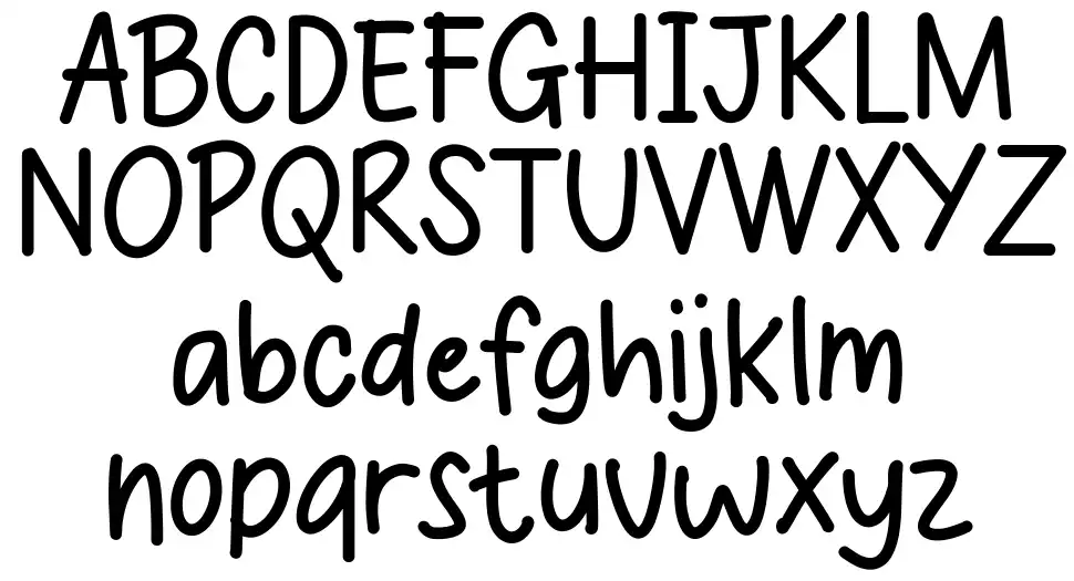 Toddler Writing font by Khurasan | FontRiver
