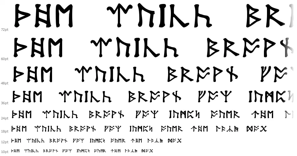 Tolkien Dwarf Runes font by | FontRiver