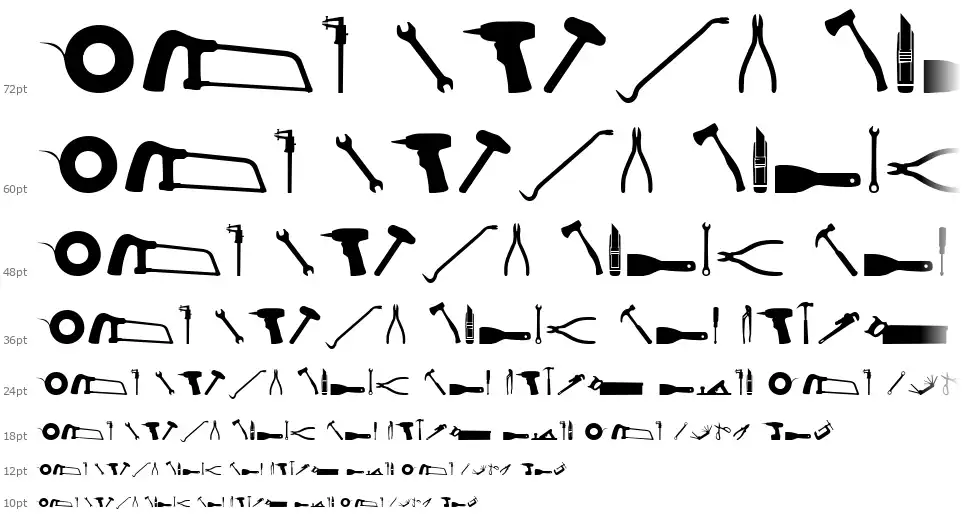 Tool font by Iconian Fonts | FontRiver