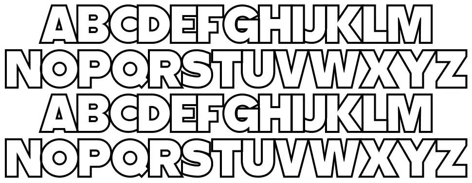 Toony Line font by Måns Grebäck | FontRiver