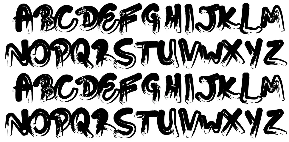 Touching Letters font by Rafael Takeo | FontRiver