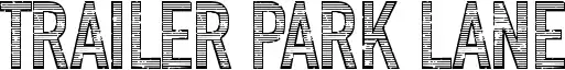 Trailer Park Lane font by Font Monger | FontRiver