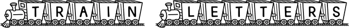 Train Letters font by Brittney Murphy Design | FontRiver