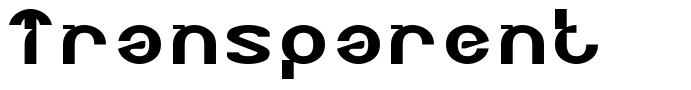 Transparent font by weknow | FontRiver