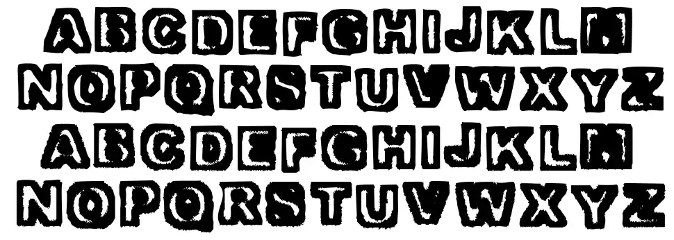 Trapped font by Steve | FontRiver